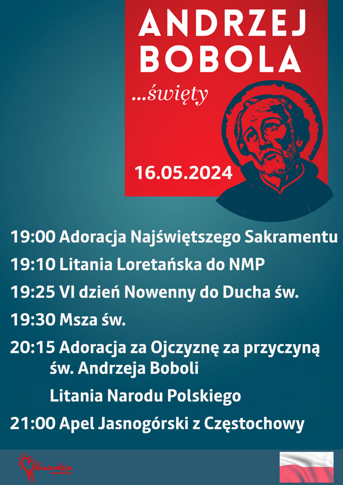 św. Andrzej Bobola – patron Polski – Parafia Miłosierdzia Bożego